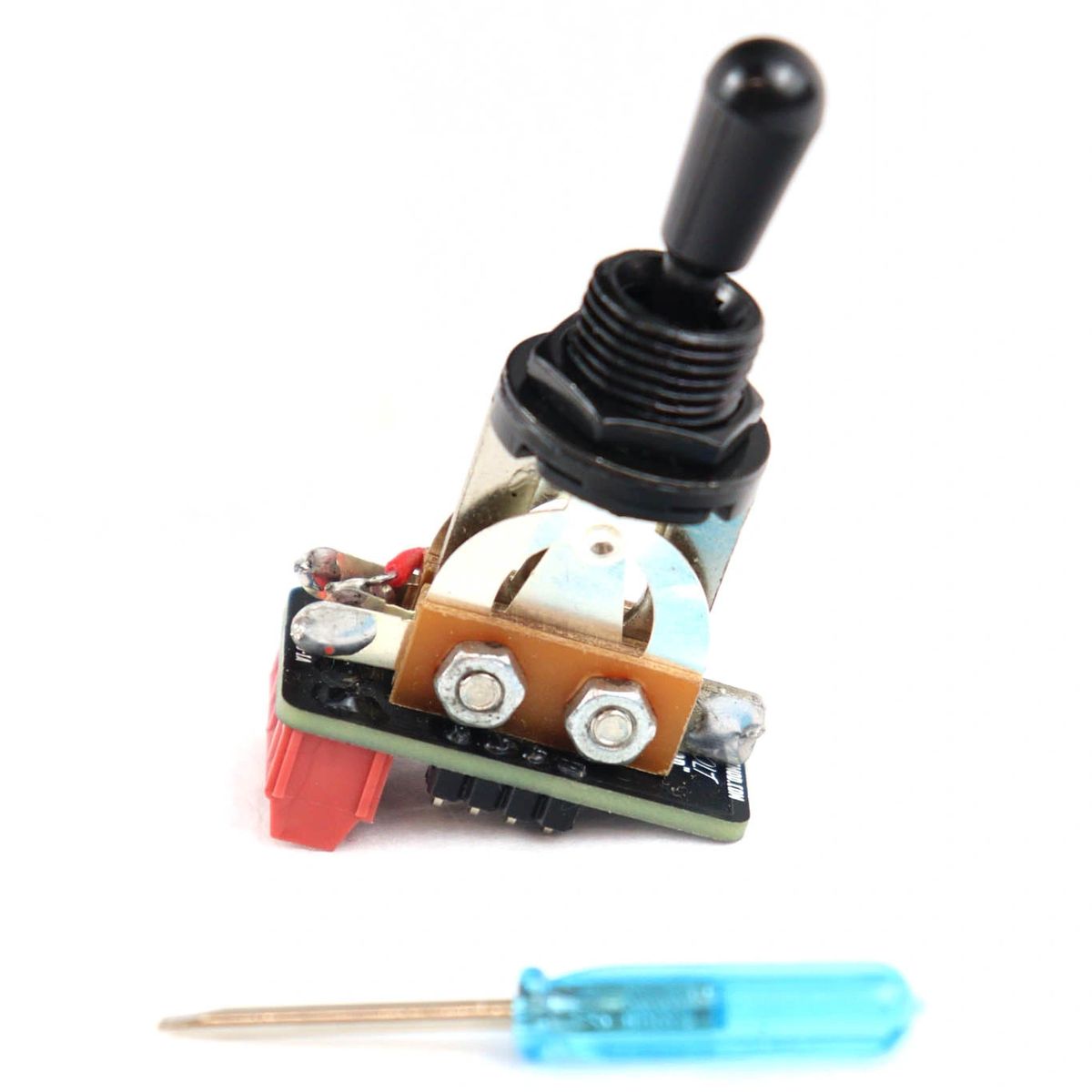 Black Replacement 3 Way Toggle Switch For Active Or Passive Pickups No